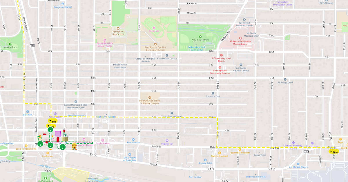 Block Party Site Map - Logistics - Carta Maps