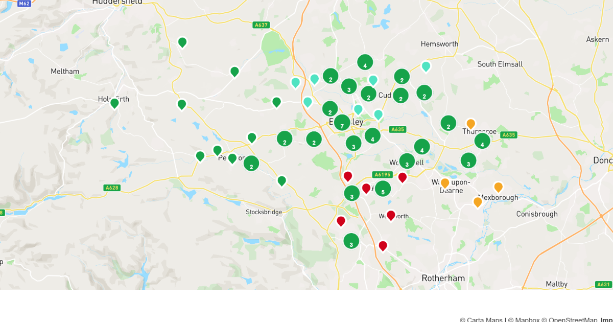 BYC School Database - Carta Maps