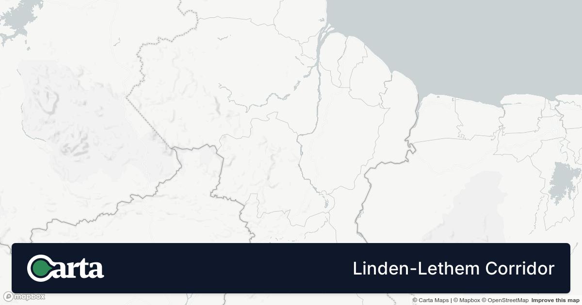 Linden-Lethem Corridor - Carta Maps