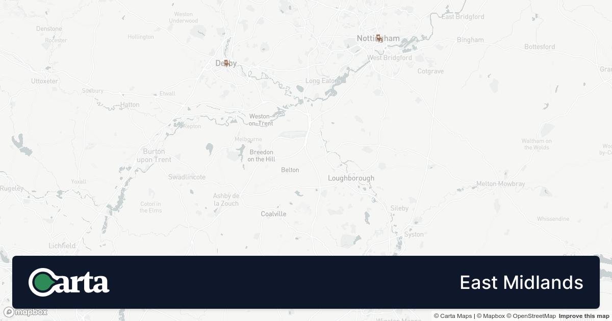 East Midlands - Carta Maps